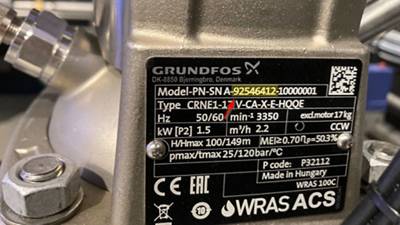Wastewater Pump Registration | Grundfos