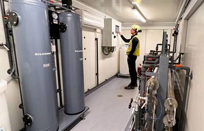 Containerised solution for power to gas | Grundfos