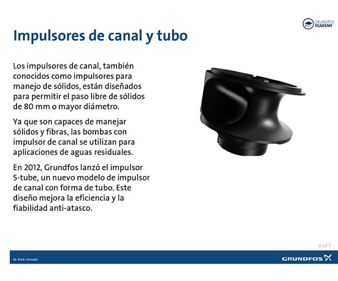 Principales tipos de impulsor | Grundfos