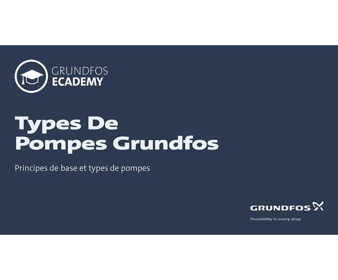 Types de pompes Grundfos | Grundfos