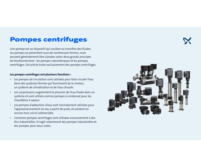 Types de pompe centrifuge | Grundfos