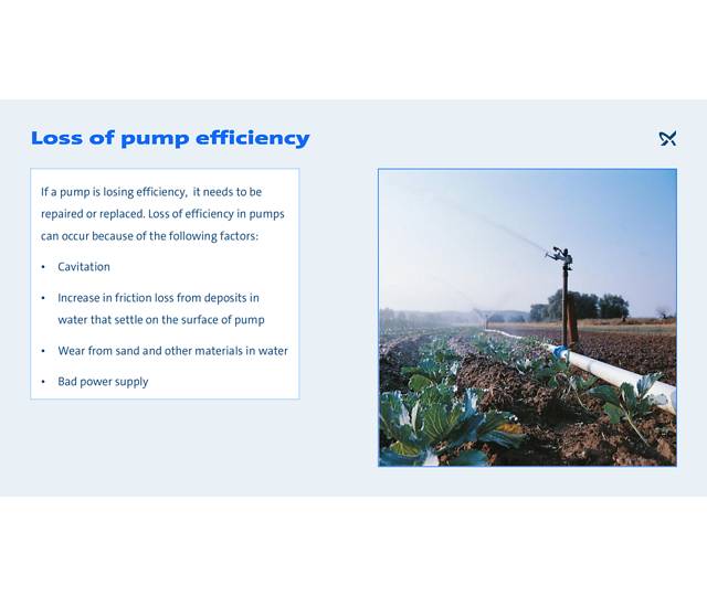Calculating pump efficiency | Grundfos