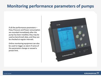 Calculating pump efficiency | Grundfos