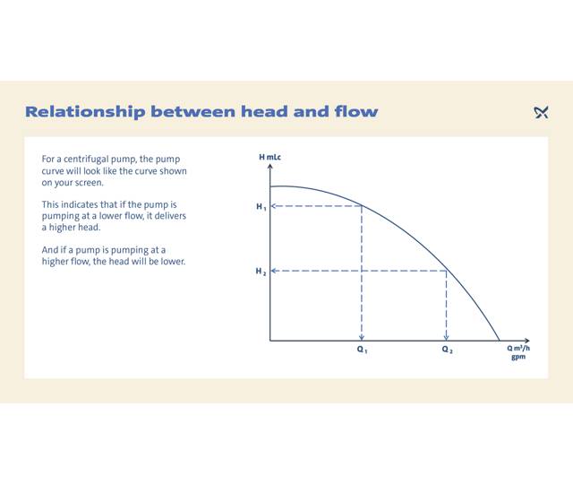 Reading a pump curve | Grundfos
