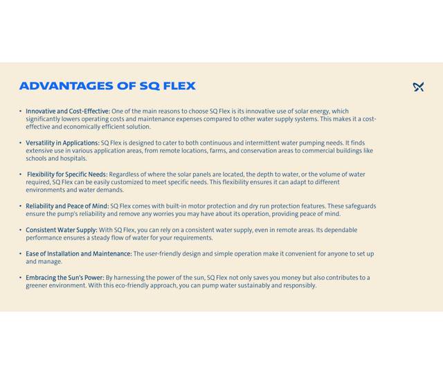 Overview of the SQ Flex Pumping System | Grundfos