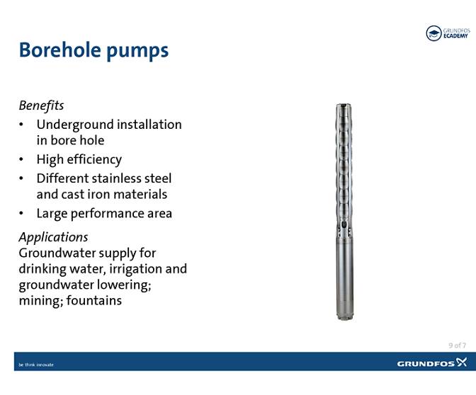Grundfos pump types | Grundfos