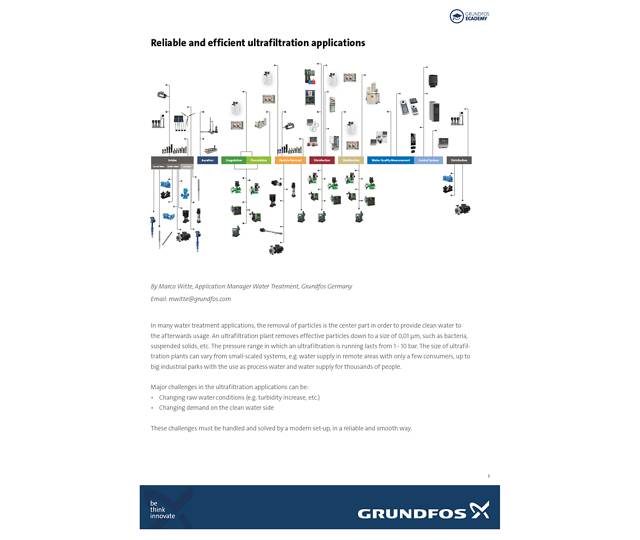 Reliable and efficient ultrafiltration applications | Grundfos