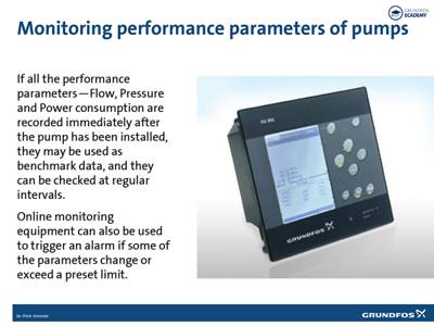 Calculating pump efficiency | Grundfos
