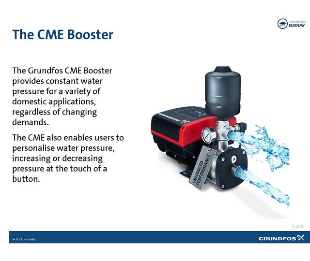 The Grundfos CME Booster | Grundfos