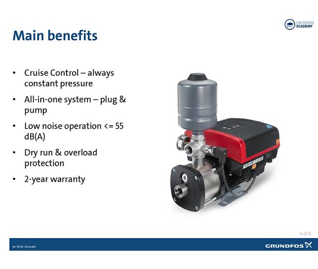 The Grundfos CME Booster | Grundfos