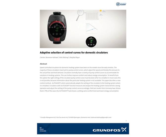 AUTOADAPT in depth | Grundfos