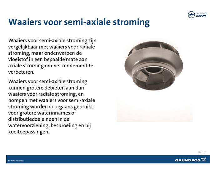 Main impeller types | Grundfos