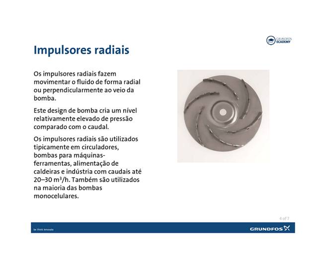 Principais tipos de impulsores | Grundfos