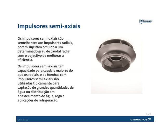 Principais tipos de impulsores | Grundfos