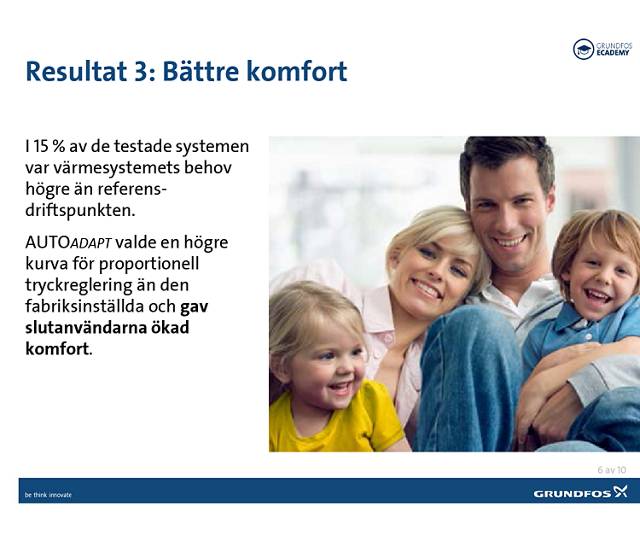 AUTOADAPT testresultat | Grundfos