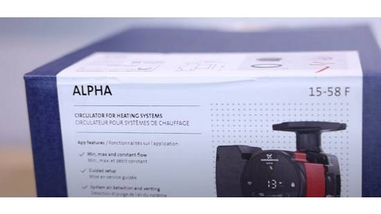 Unboxing the Grundfos ALPHA 15-58 Heating Circulator | Grundfos