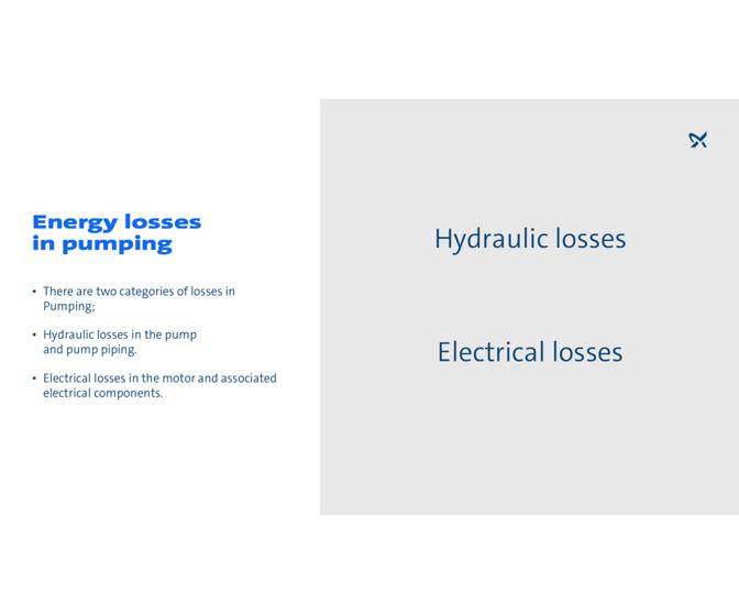 Energy losses in pumping | Grundfos