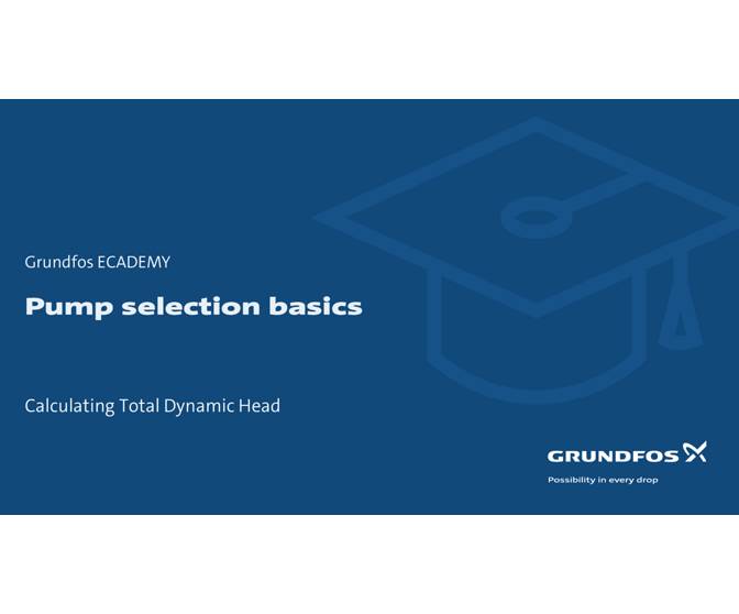 Calculating Total Dynamic Head | Grundfos